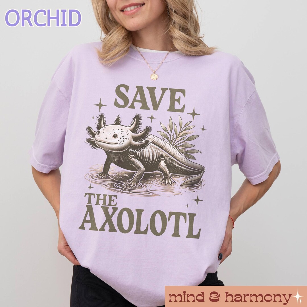 Save Axolotl PNG, Axolotl Graphic Instant Digital Download Axolotl ...