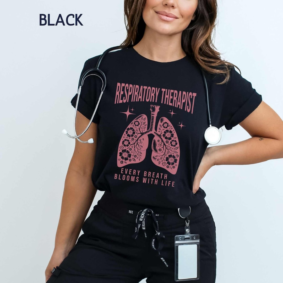 Respiratory Therapist Shirt: Flower Lung Graphic Graduation Tee - Etsy