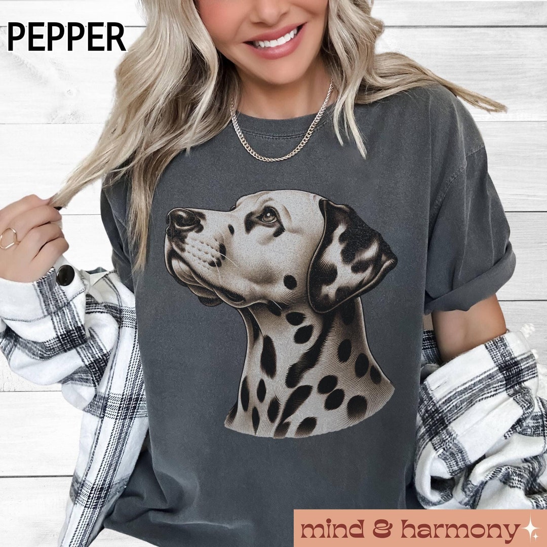 Dalmatian Comfort Colors Shirt, Dalmatian Mom Gift Dalmatian Owner ...