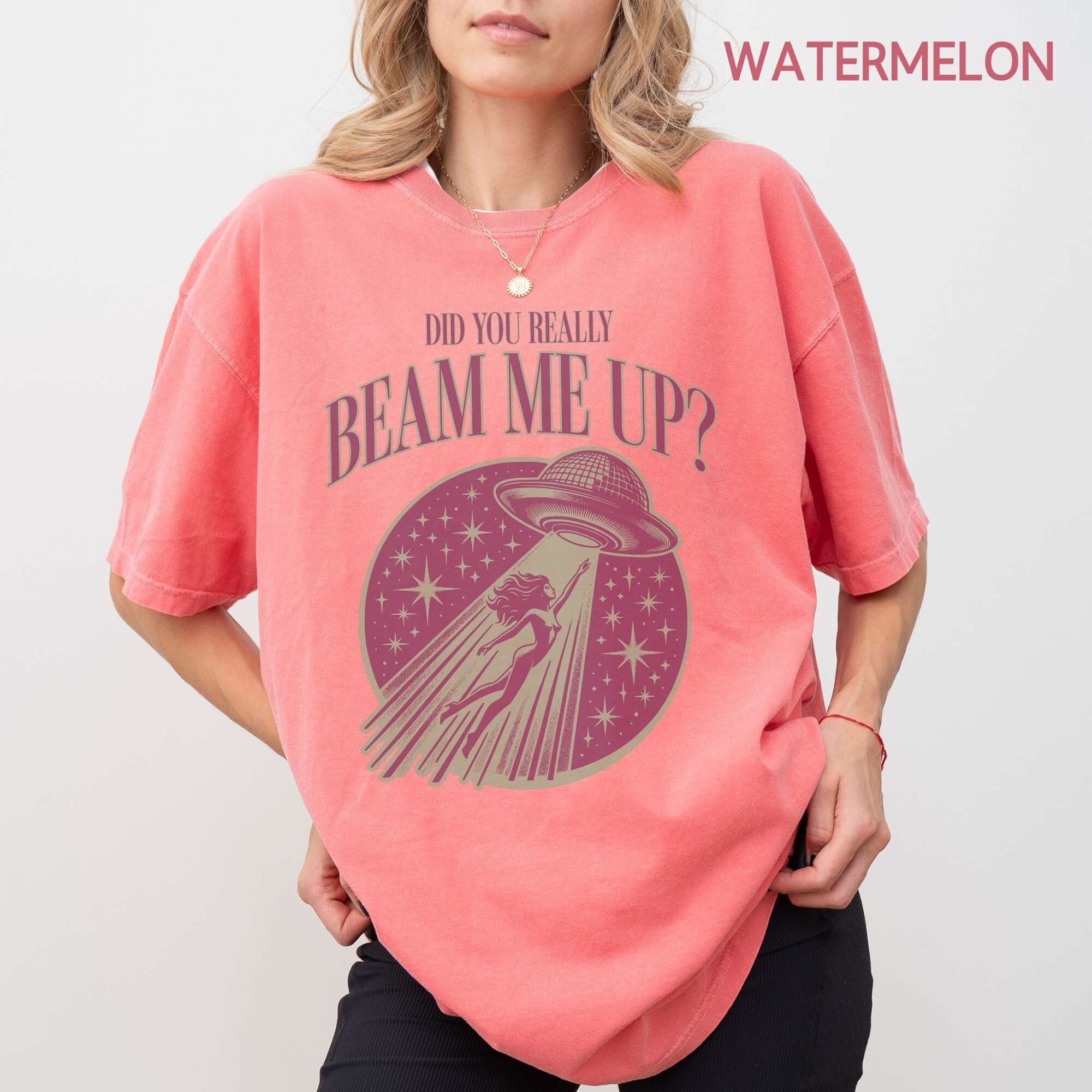 Beam Me up Comfort Colors Shirt, Swift Fan Tee UFO Graphic Tshirt ...