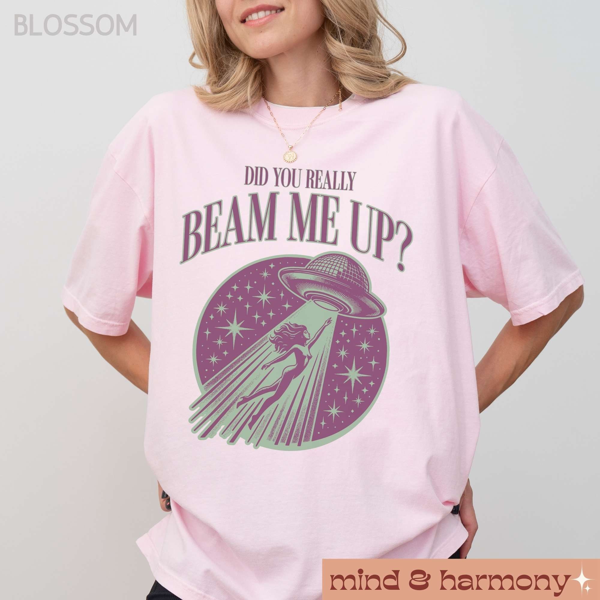 Beam Me up Comfort Colors Shirt, Swift Fan Tee UFO Graphic Tshirt ...