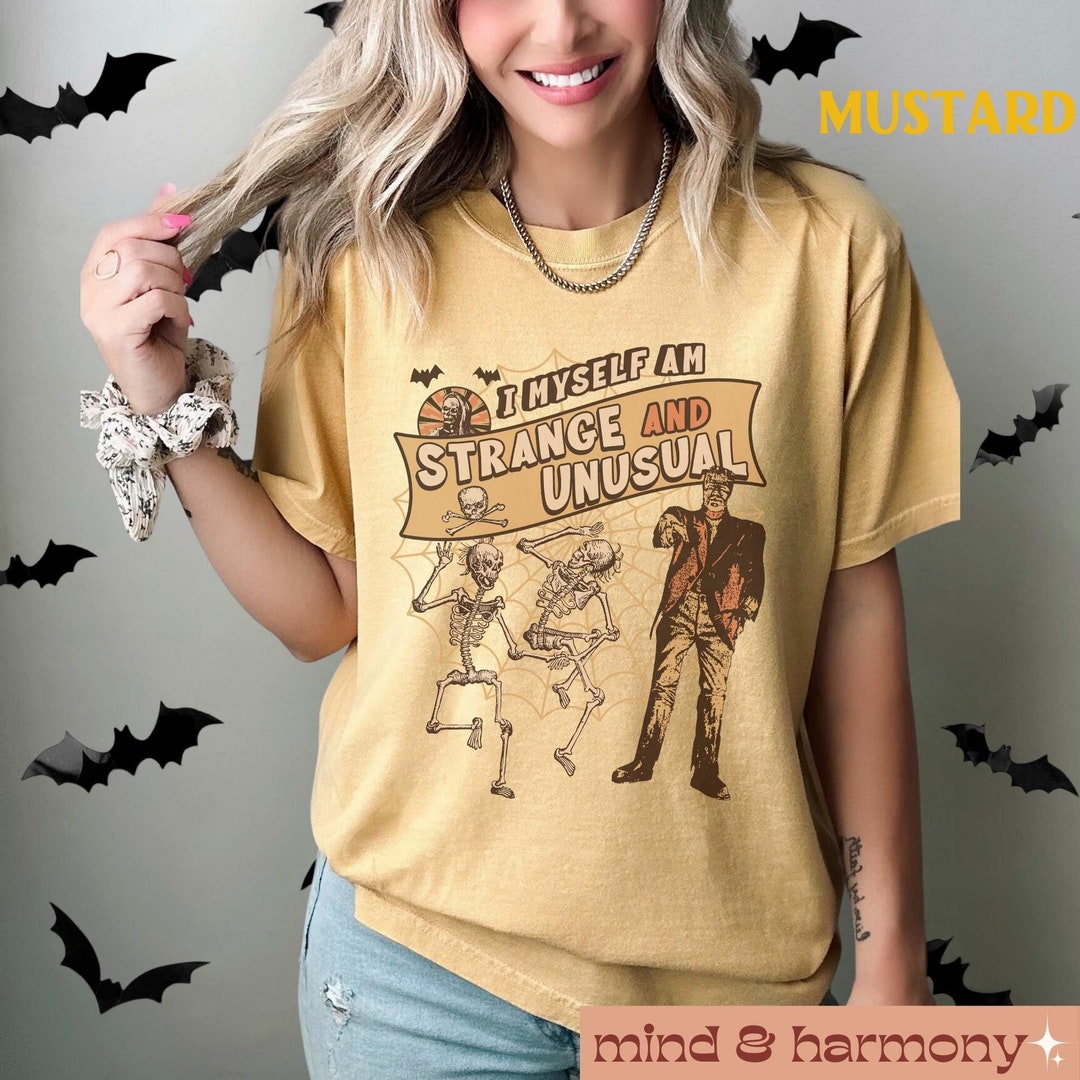 Strange and Unusual Comfort Colors Shirt, Beetle Movie Fan Gift Emo ...