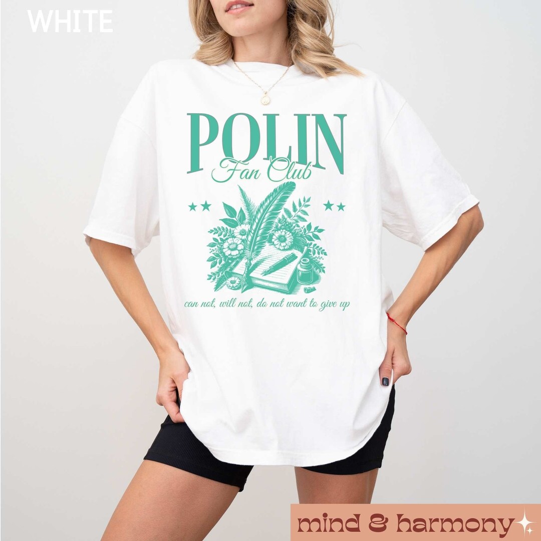 Polin Fan Club Comfort Colors T-shirt: Book Inspired TV Gift - Etsy