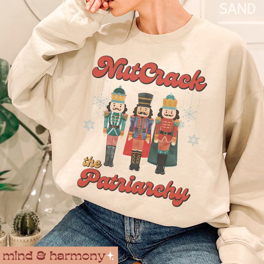 Christmas Feminist Sweatshirt, Funny Feminism Sweater Rage Gift Liberal ...