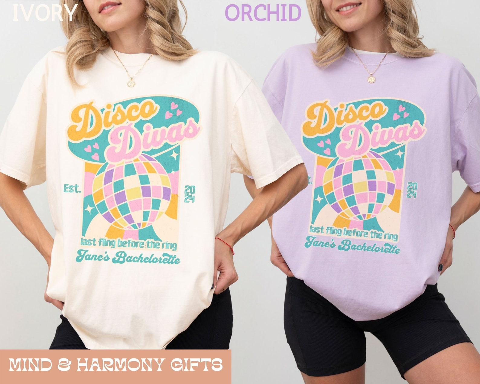 Custom Disco Bachelorette Party Shirts, Retro Bash Tshirt Last Disco ...