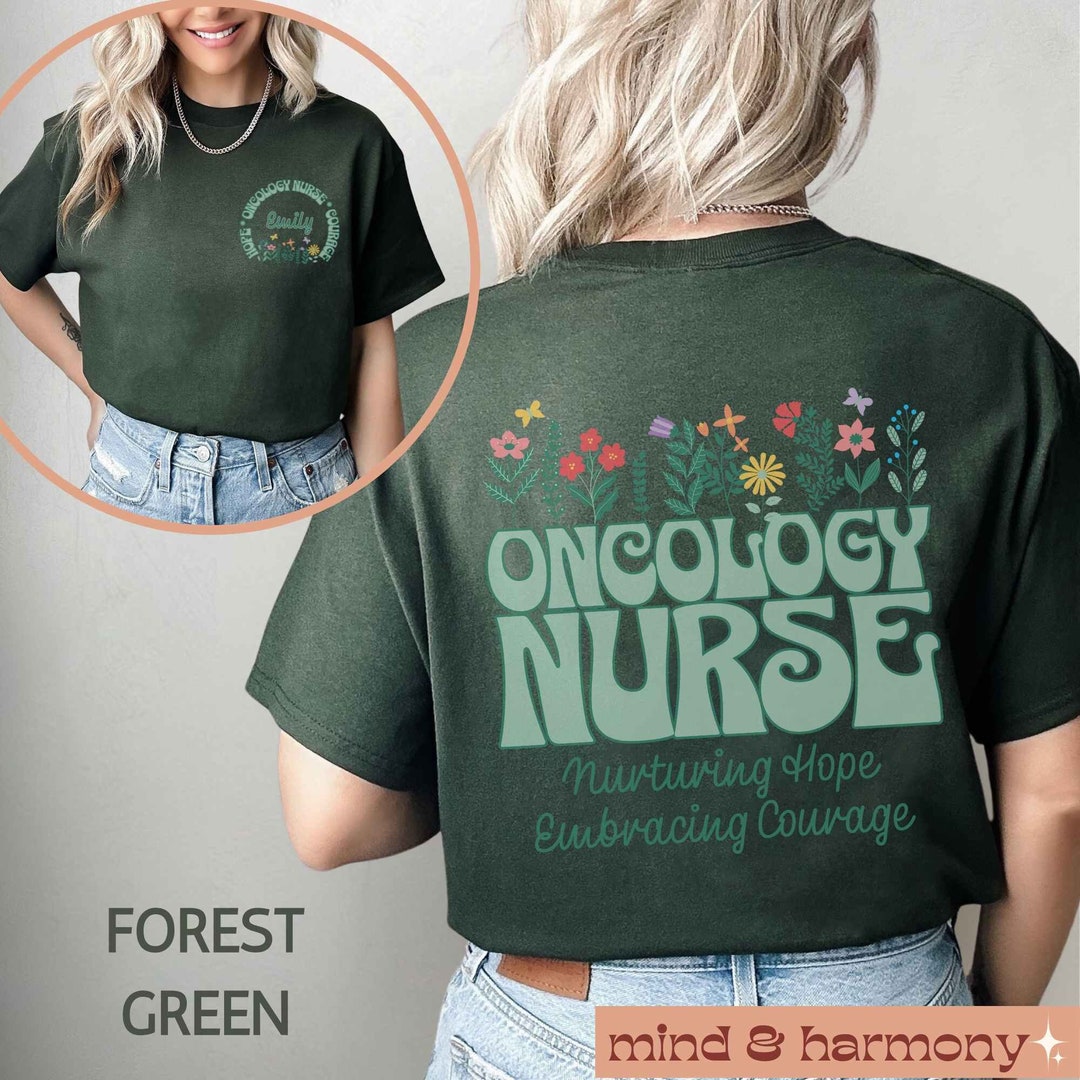Custom Oncology Nurse Shirt, Personalized Oncologist Tshirt New Nurse ...