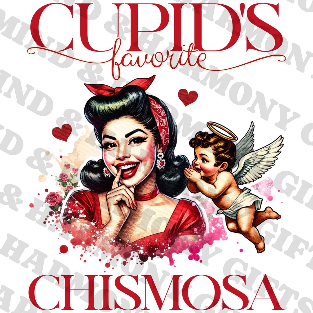 Cupid Chismosa PNG, Chisme Digital File Instant Download Funny DIY Gift ...