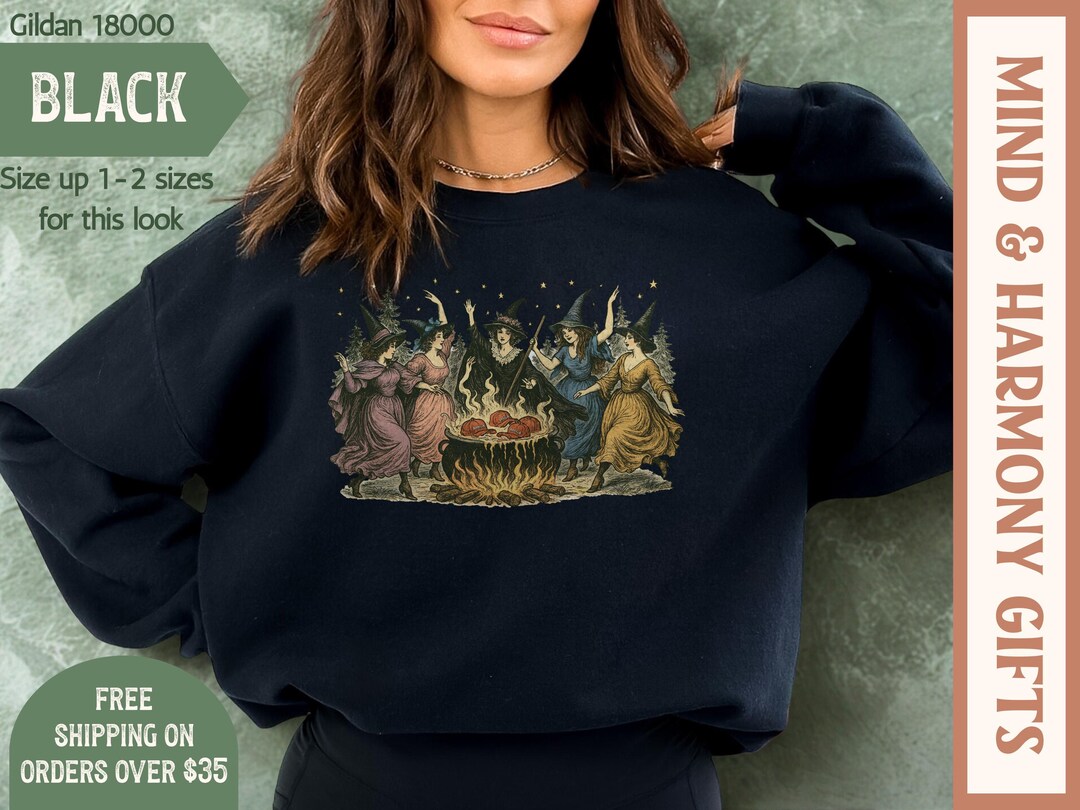 Anti Trump Halloween Witch Sweatshirt: Liberal Fall Sweater Resist ...