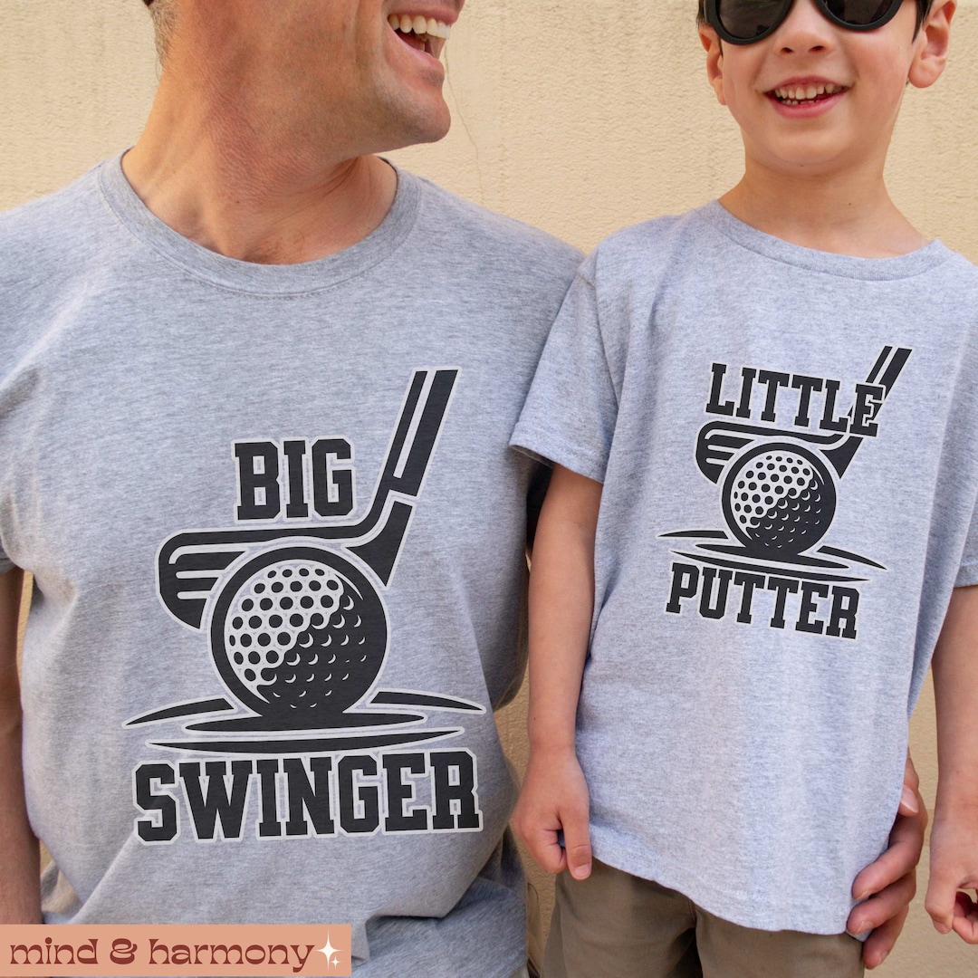 Custom Dad Son Matching Golf Shirts, Fathers Day Gift From Son Golfing ...