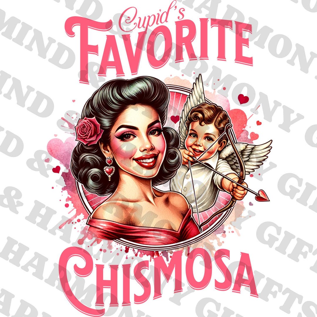 Cupid Chismosa PNG, Chisme Digital File Instant Download Funny DIY Gift ...