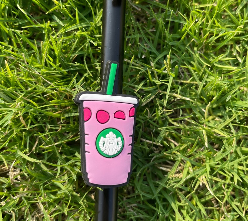 Drink Straw Toppers Straw Buddies Straw Charms Office Straw | Etsy