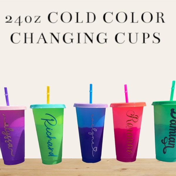 Color Changing Cups - Etsy