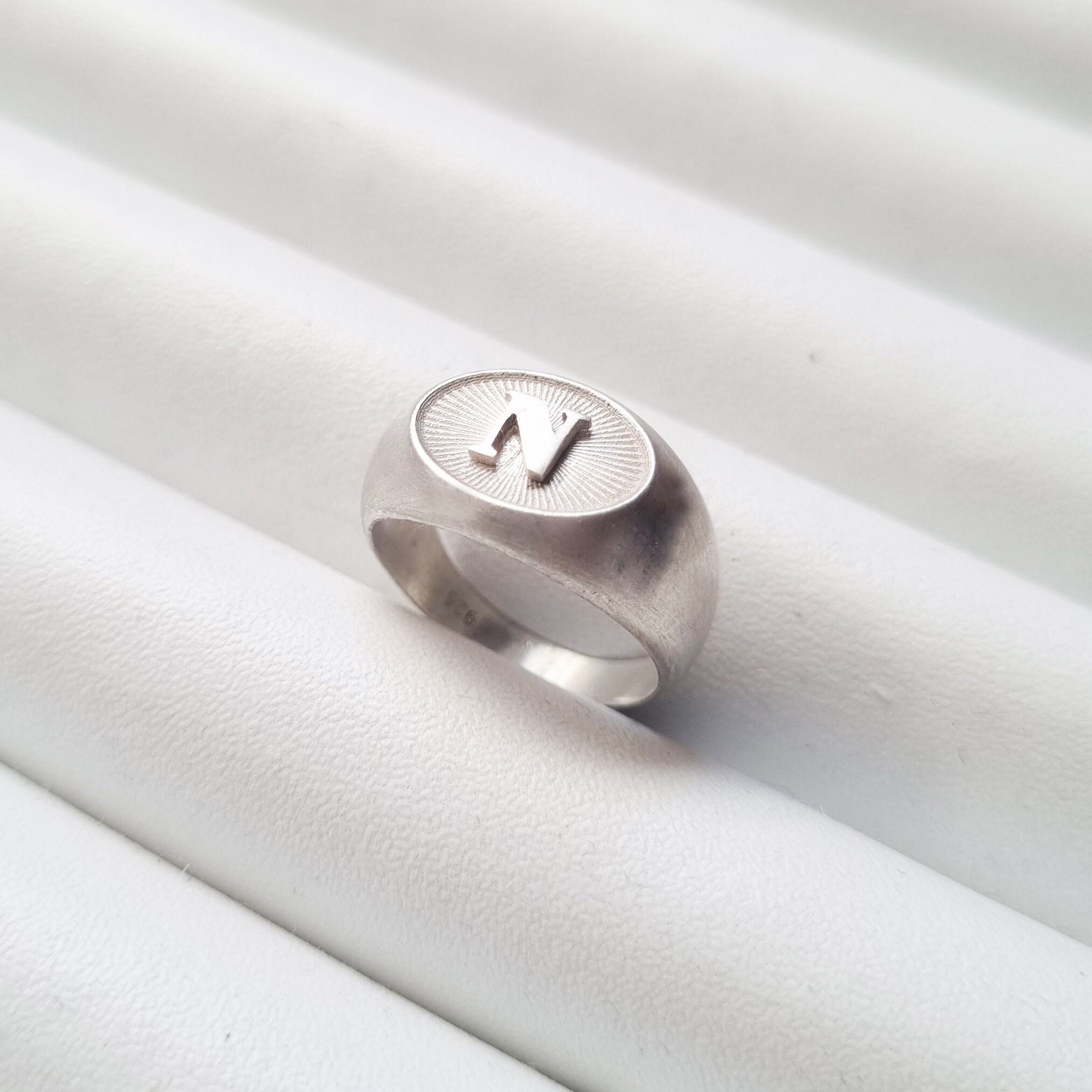 Signet Ring for Men and Women-personalized Symbol Ring-custom Letter ...