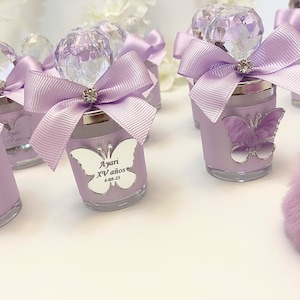 Personalized Elegant Butterfly Candle Favors in Shot Glass, Elegant ...