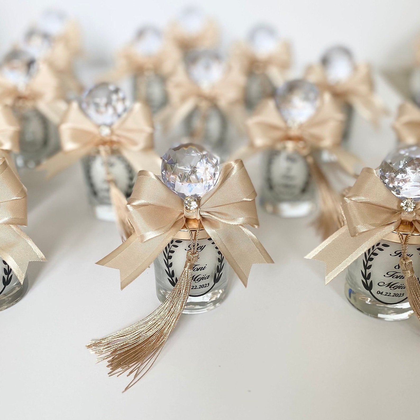 Elegant Candle Favor, Luxury Candle Favor, Unique Wedding Favors ...