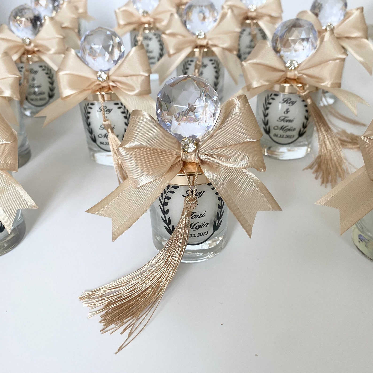 Elegant Candle Favor, Luxury Candle Favor, Unique Wedding Favors ...