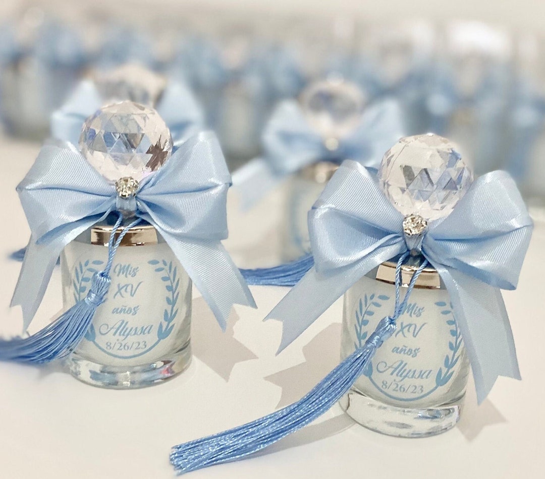 Custom Quinceanera Candle Favors, Personalized Party Gift, Sweet 16 ...