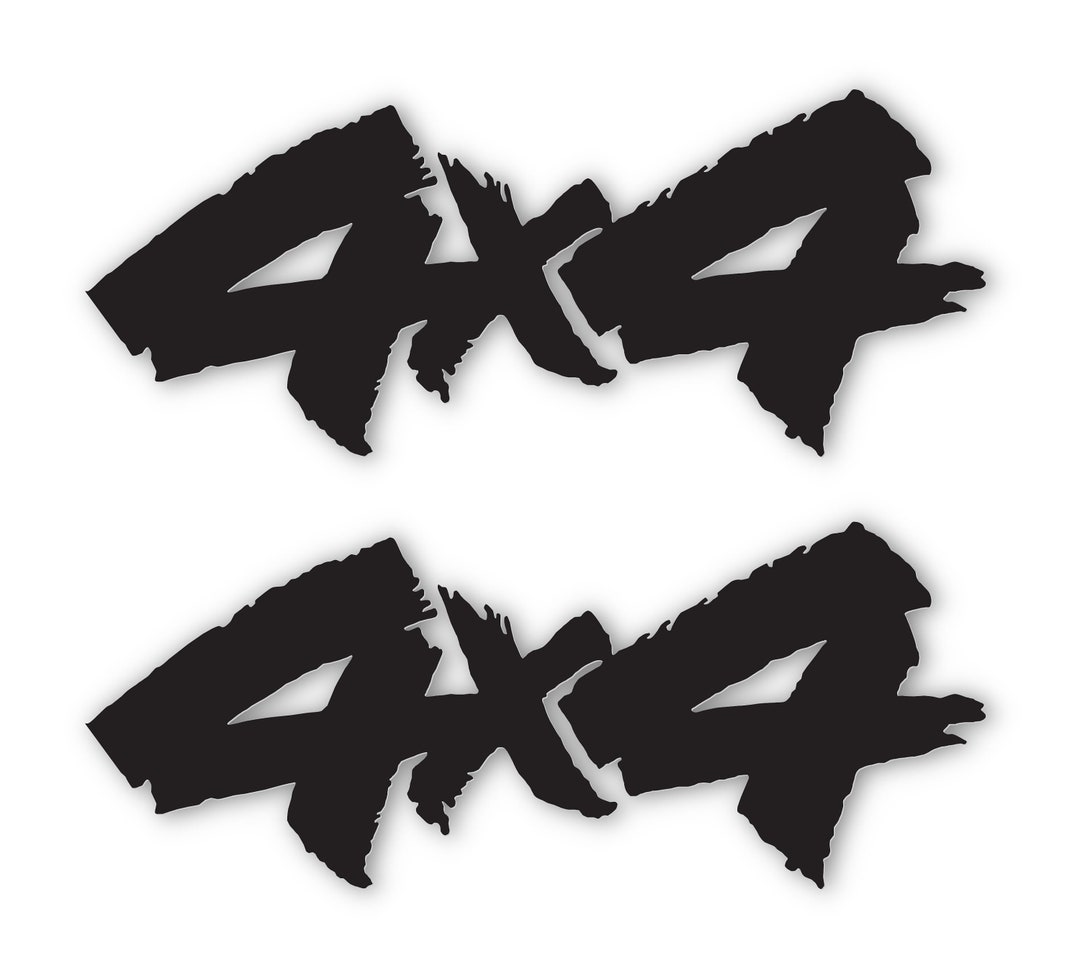 2 Sets of 2 4X4 Vinyl Decal Stickers for Truck, SUV, or ATV - Etsy