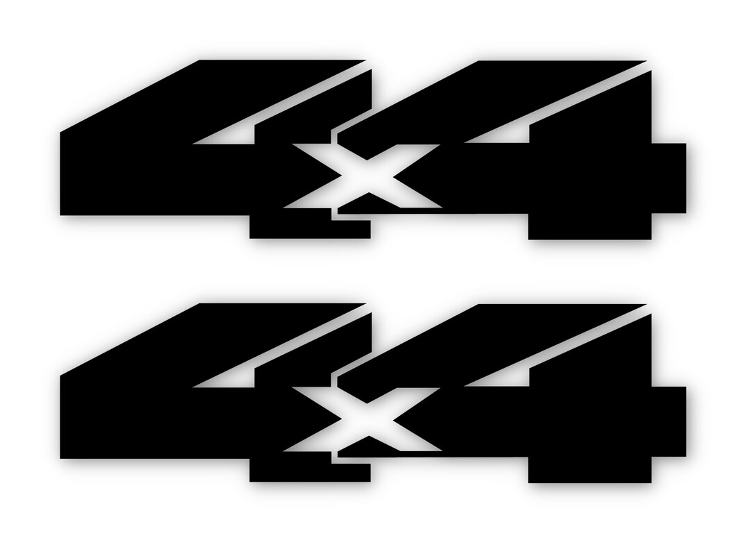 2 Sets of 2 4X4 Vinyl Decal Stickers for Truck, SUV, or ATV - Etsy