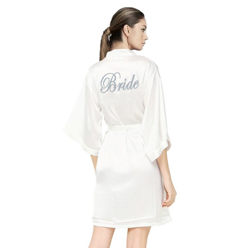 Bridal Robes With Logos Bride and Bridesmaid Robes Maid of Honour ...