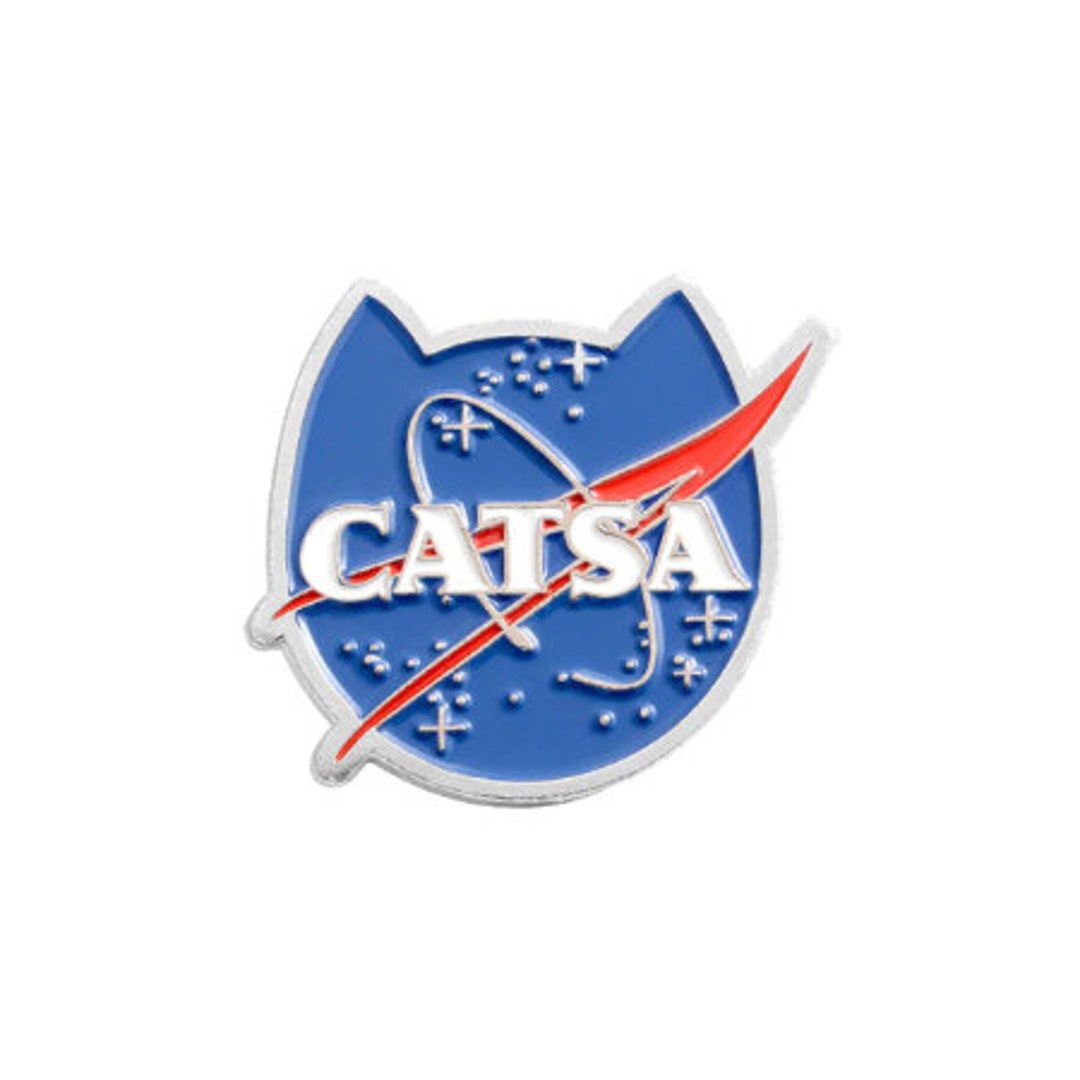 Catsa Nasa Cat Enamel Pin - Etsy
