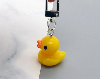 Voronoi 3D Printed Rubber Duck Keychain Get Ducked 4x4 - Etsy
