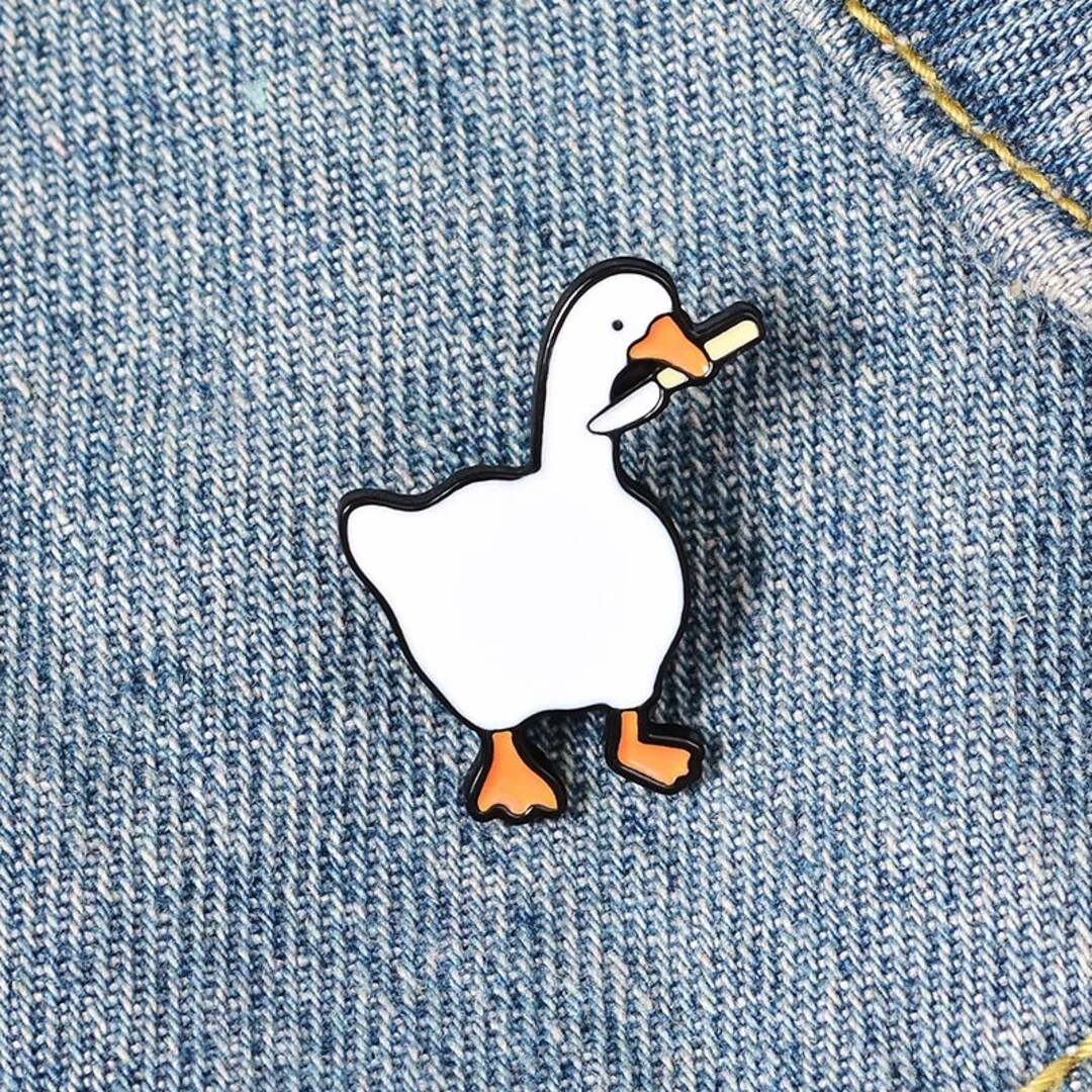 Goose Enamel Pin - Etsy