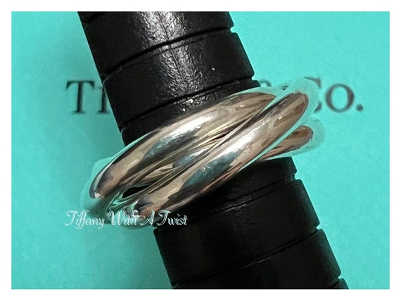 Tiffany & Co Rolling Interlocking Ring US 4.75 - Gem