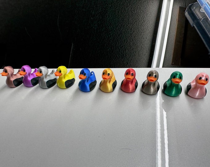 3D Printed Magnetic Mini-micro Ducks. Multi-colored 3D Printed Cruise ...