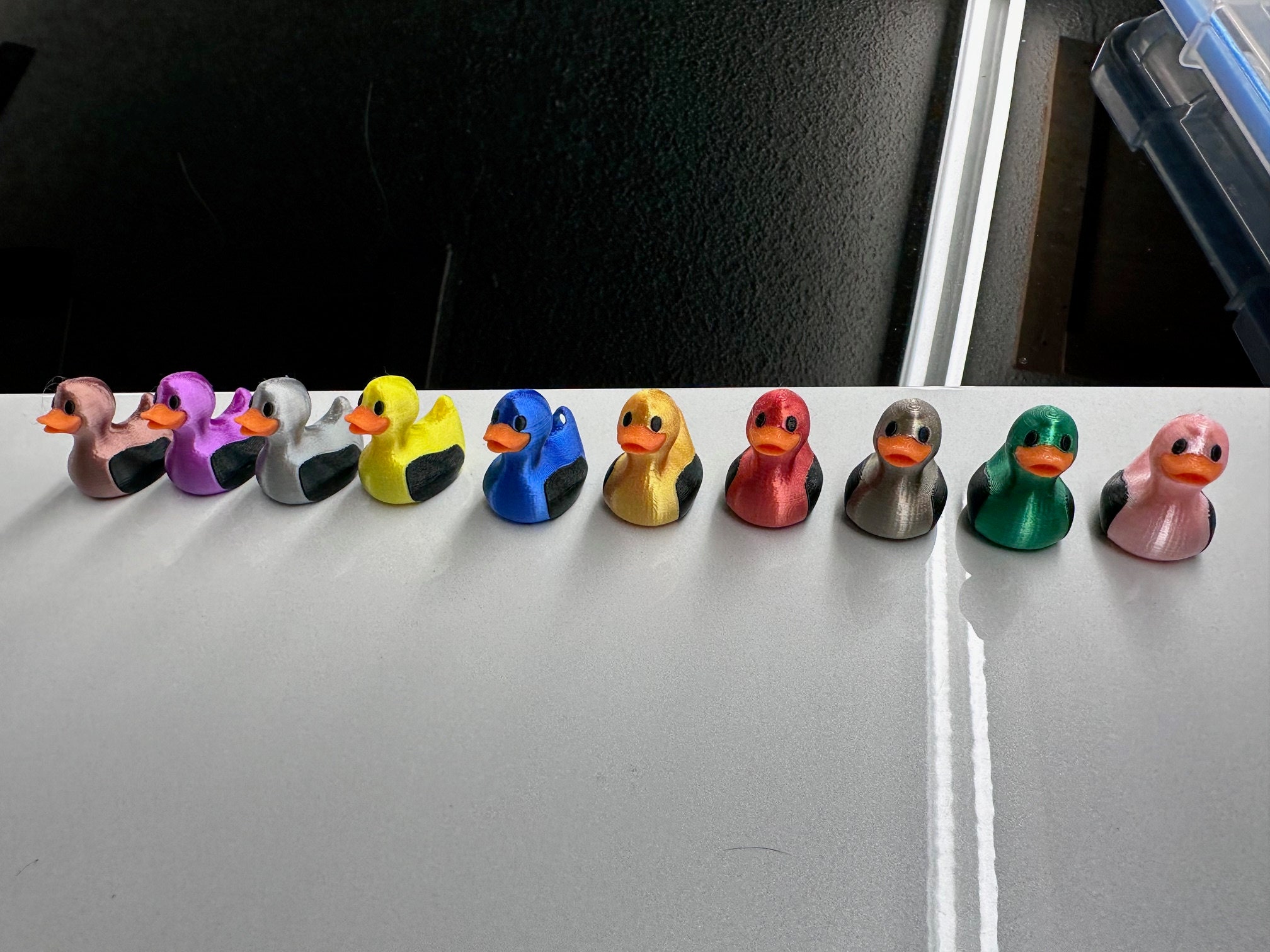 3D Printed Magnetic Mini-micro Ducks. Multi-colored 3D Printed Cruise ...