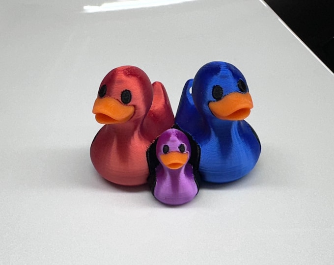 Cruise Duck Family. Mom, Dad, and Baby Duck Merged Together in One ...