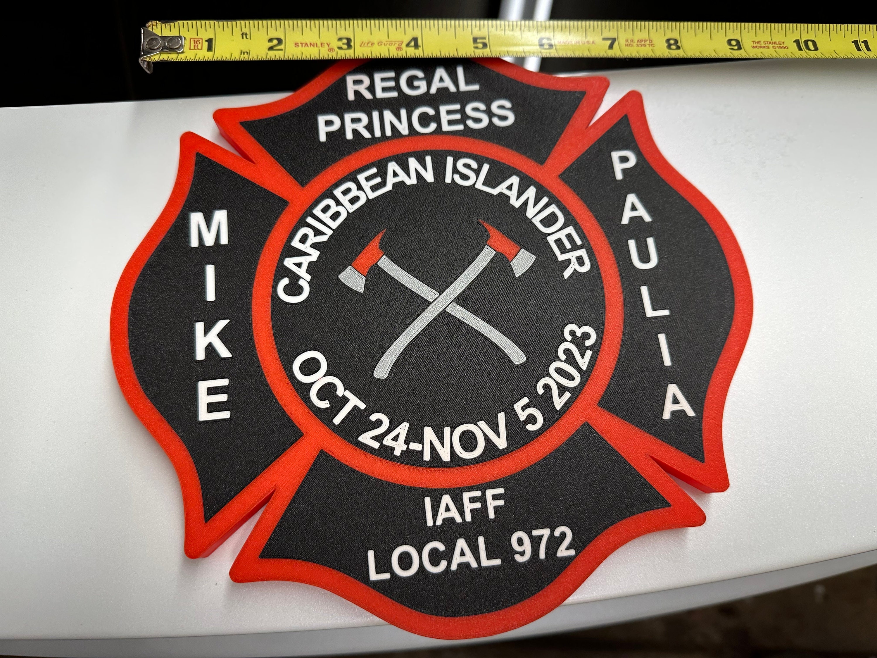 Customizable 3D Printed Multicolored Cruise Door Decoration. Maltese ...