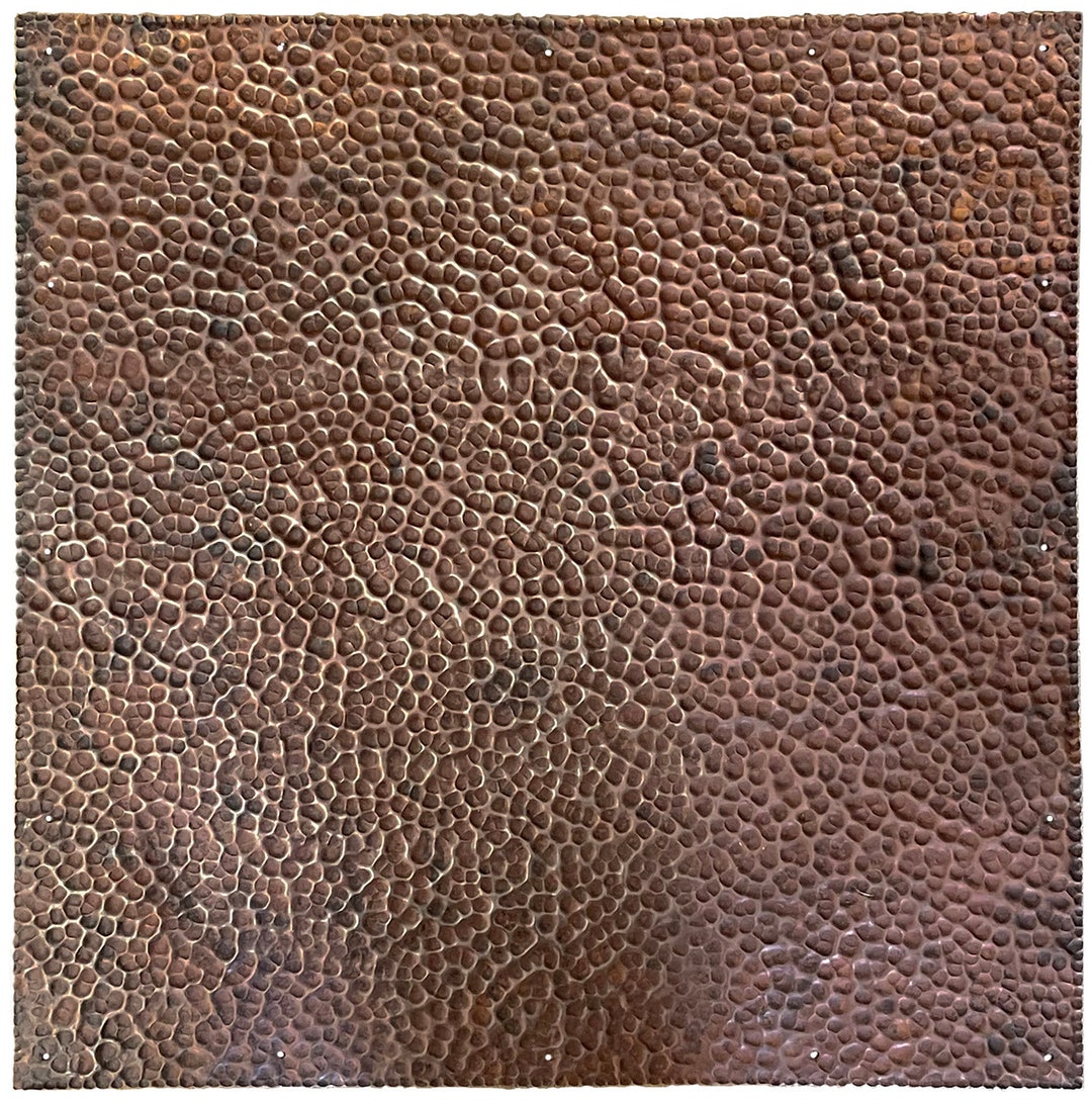 Hammered Copper Panel With Clavos 1-16.75x 16.5 - Etsy