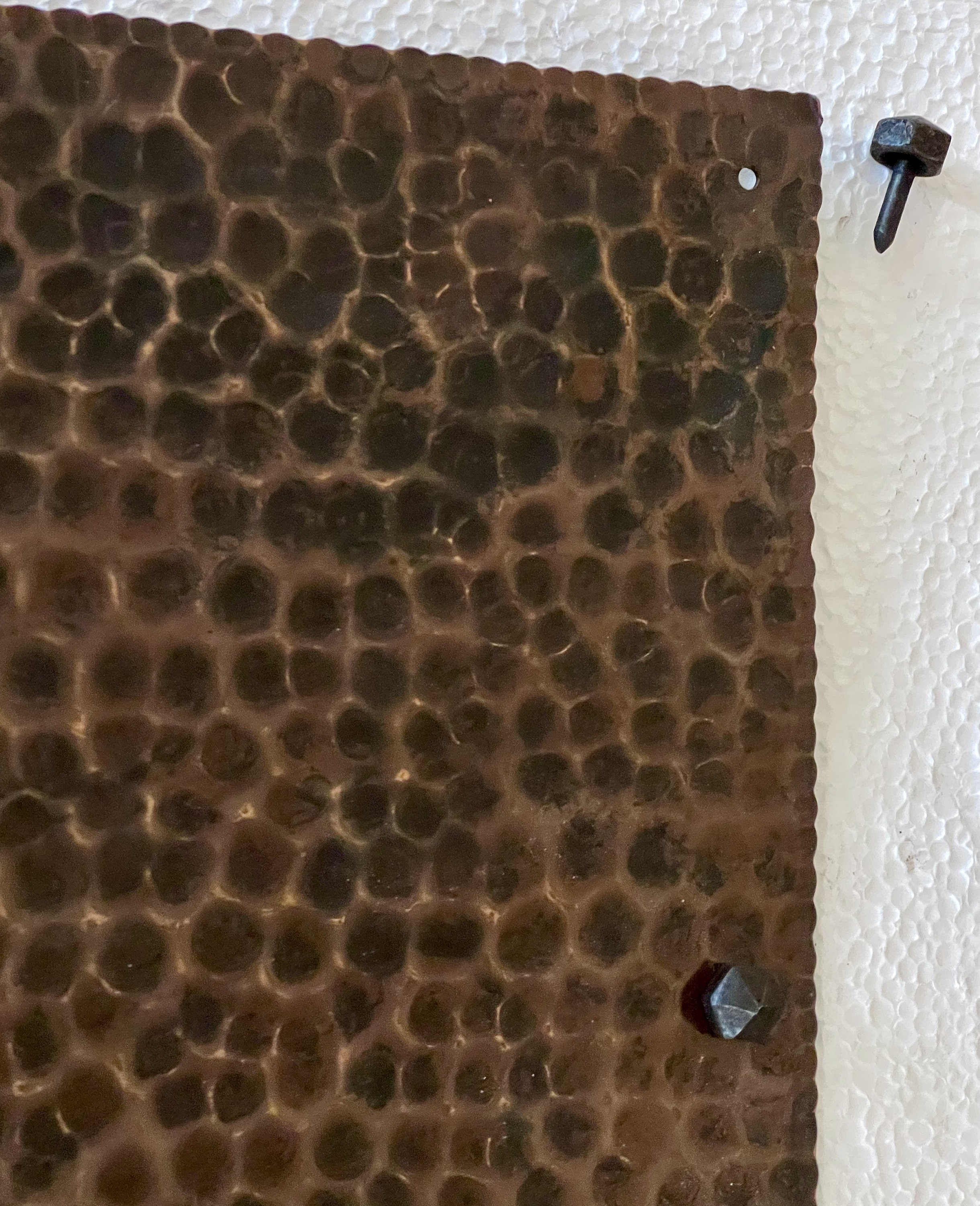 Hammered Copper Panel With Clavos 1-14.75x 11 - Etsy