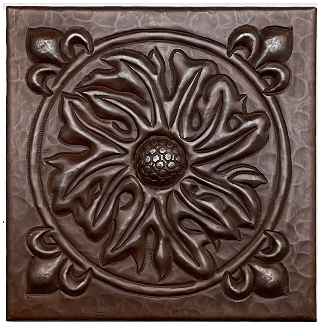 Copper Tile - 4x4 Hammered Copper Tiles - 10 Options - Sold Separately ...