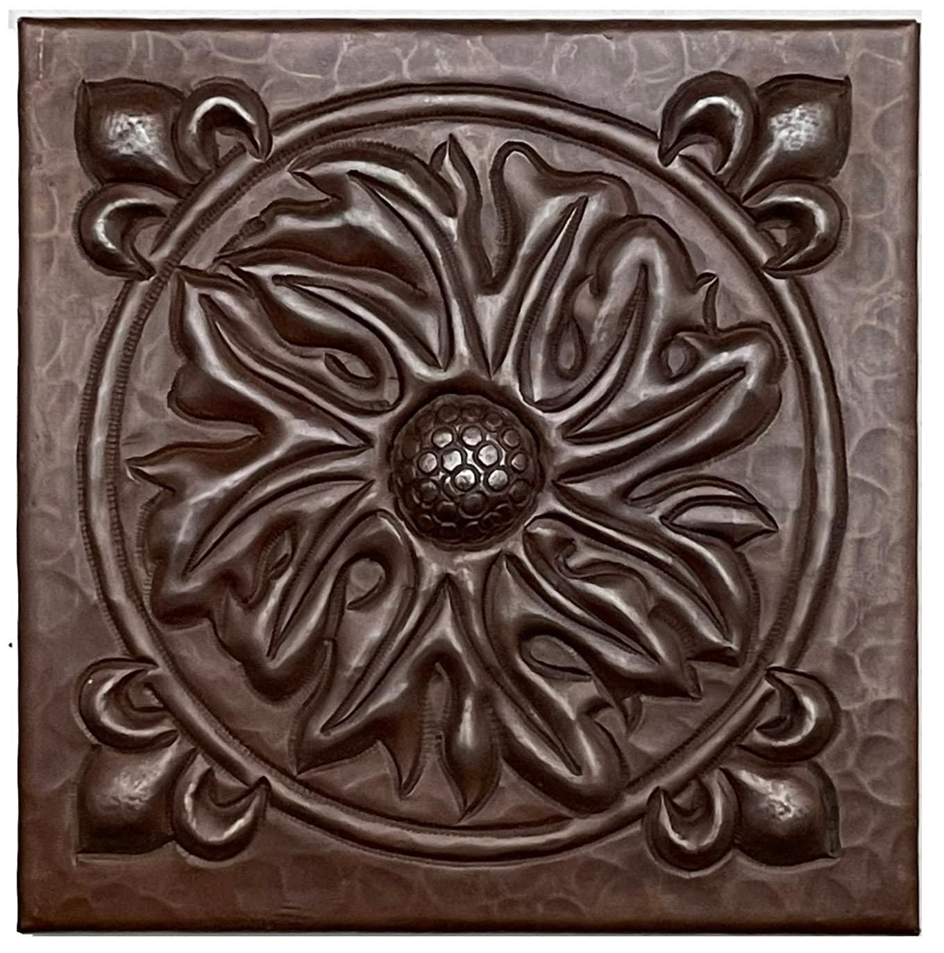 Copper Tile 4x4 Hammered Copper Tiles 10 Options Sold Separately. - Etsy