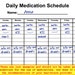 Medication Organization Sheets - Home Med Chart - PDF DOWNLOAD ...