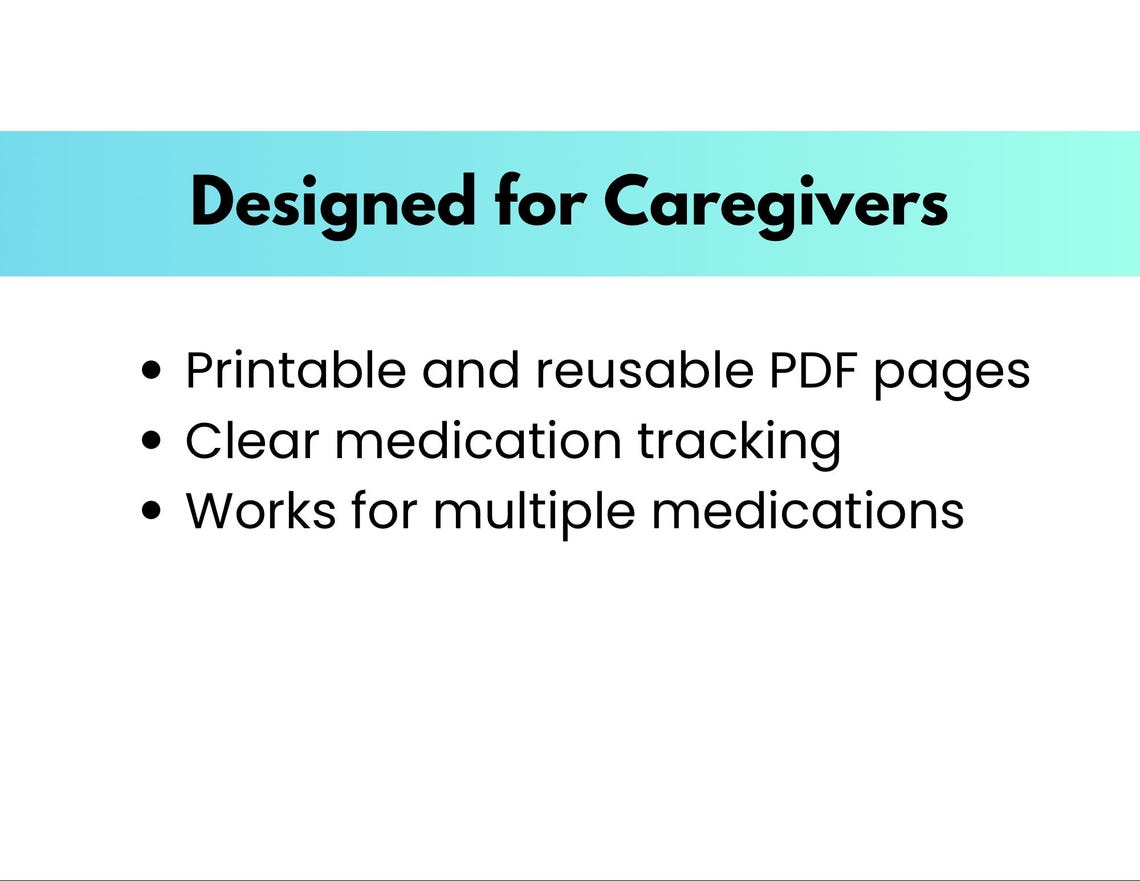 Medication Organization Sheets - Home Med Chart - PDF DOWNLOAD ...