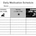 Medication Organization Sheets - Home Med Chart - PDF DOWNLOAD ...