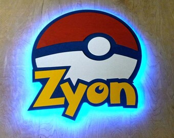 Pokeball Sign Led - Etsy