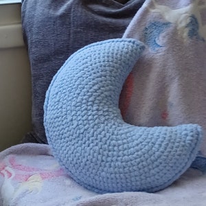 Crochet Crescent Moon Pillow Amigurumi Plush Pattern - Etsy