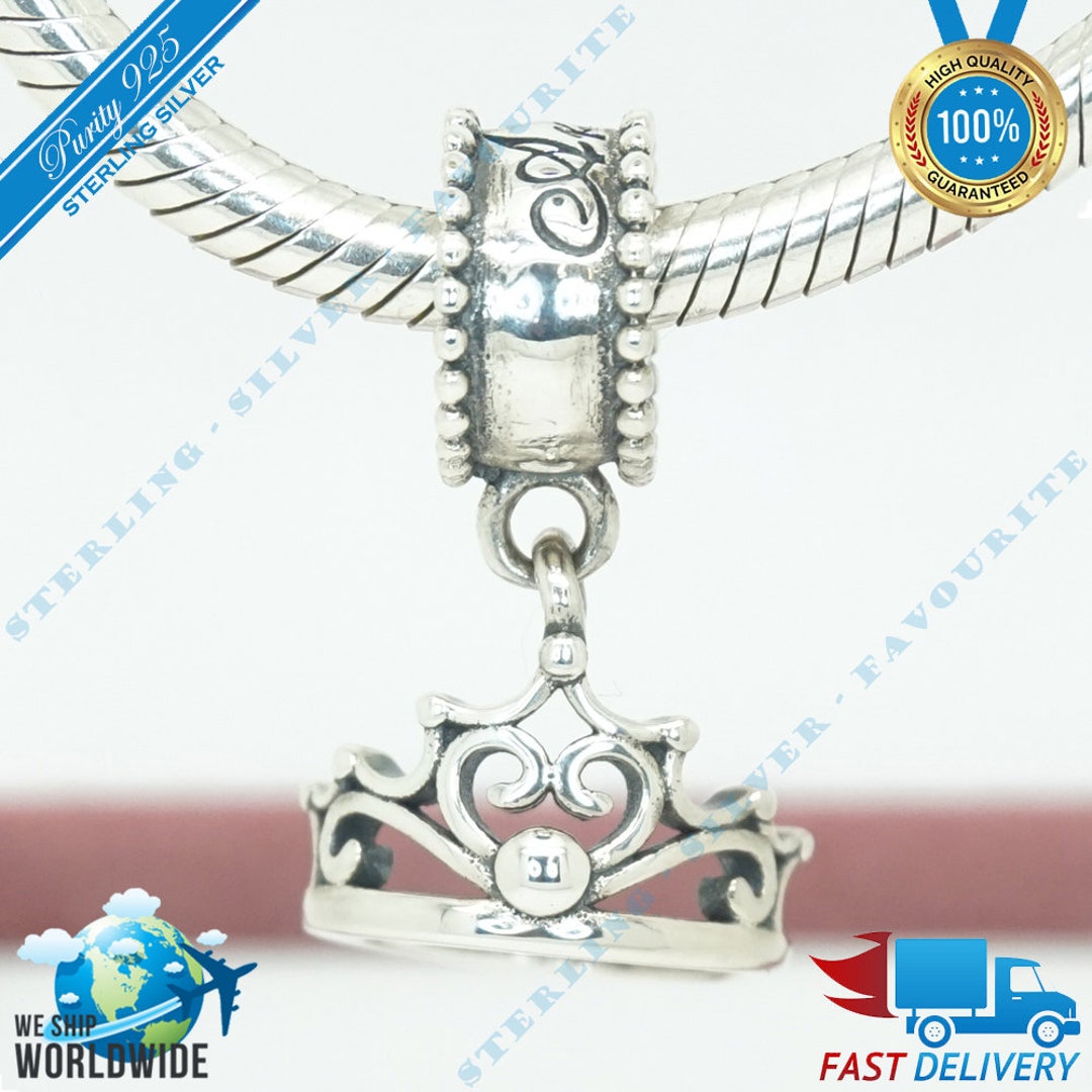 Ariel's Tiara Pendant Charm, Beauty Bead > Fits Europa Bracelet > S925 ...