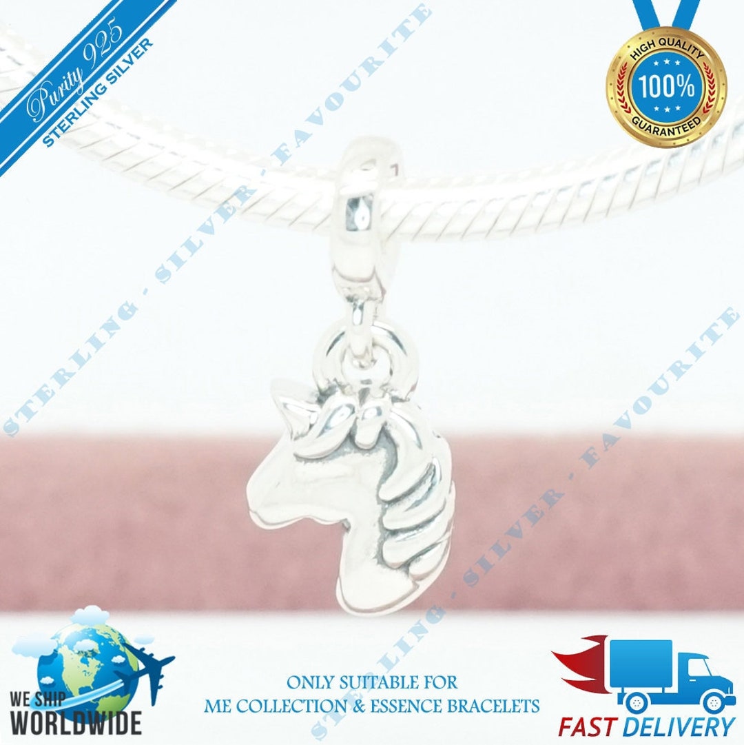 My Magical Unicorn Micro ME Dangle Charm, Pendant Bead > Fits Europa ME ...
