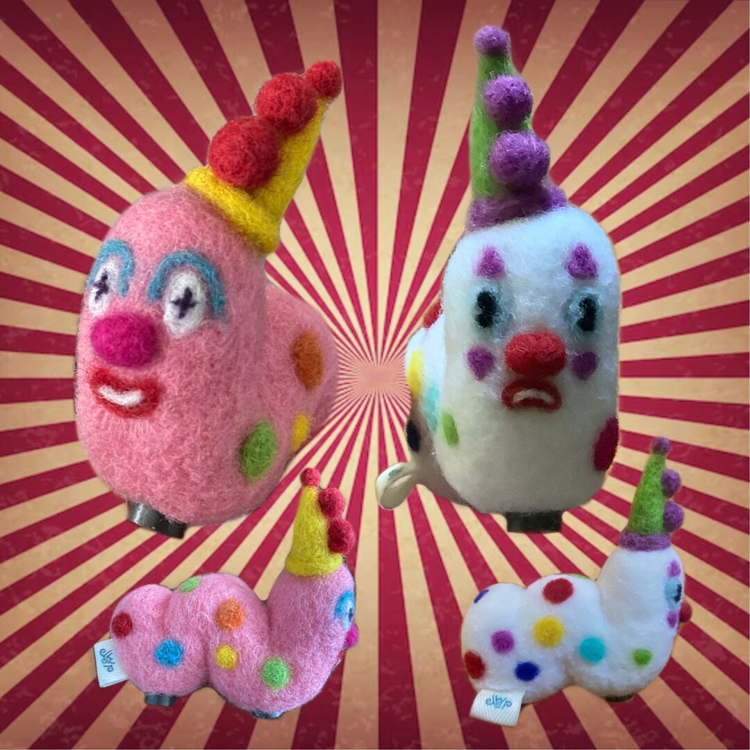 Squiggles the Clorm Magnet!, CLORM, Worm Clown - Etsy