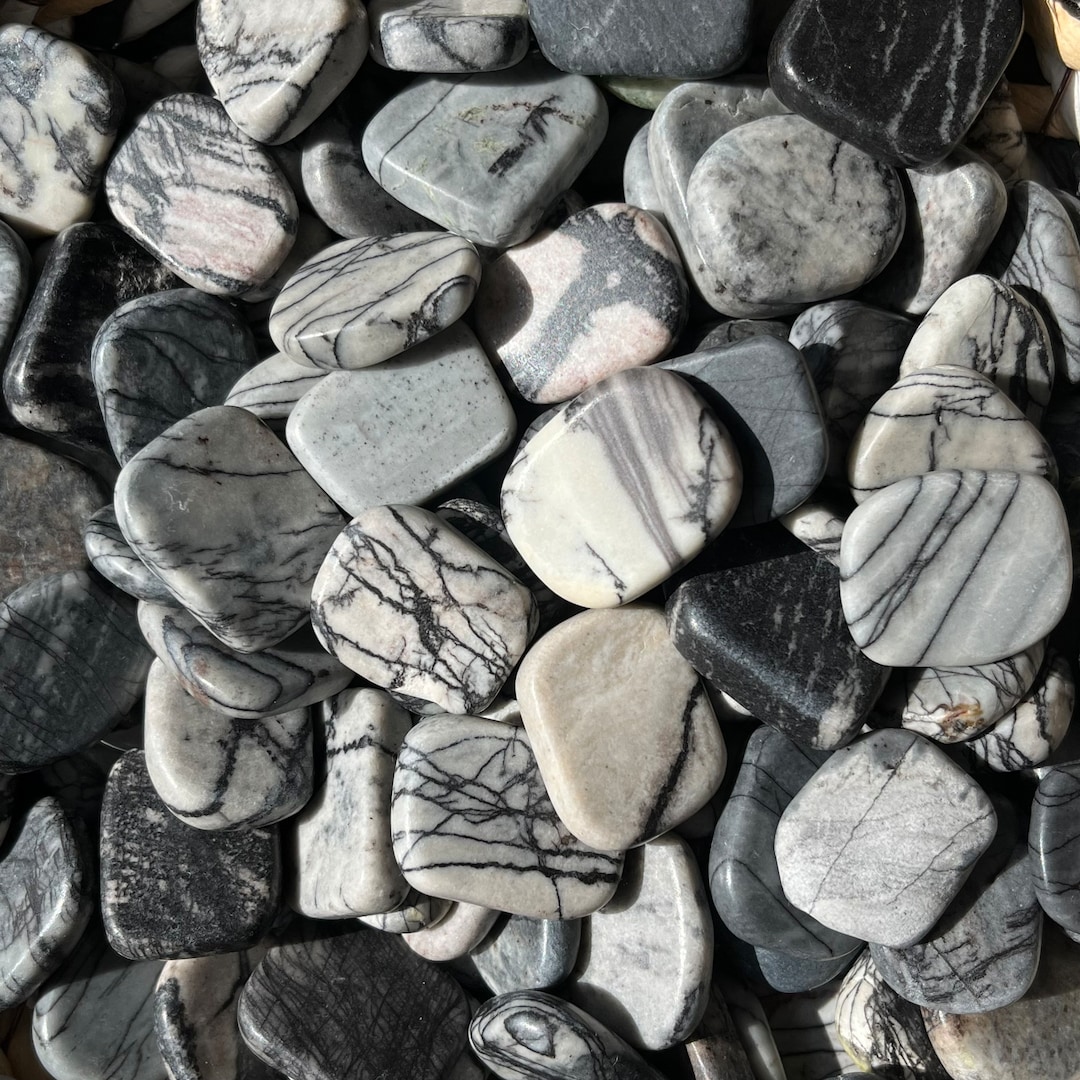Picasso Jasper Mini Worry Stones, Small Picasso Jasper Crystal Worry ...
