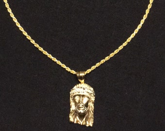 Jesus Chain Gold | Etsy