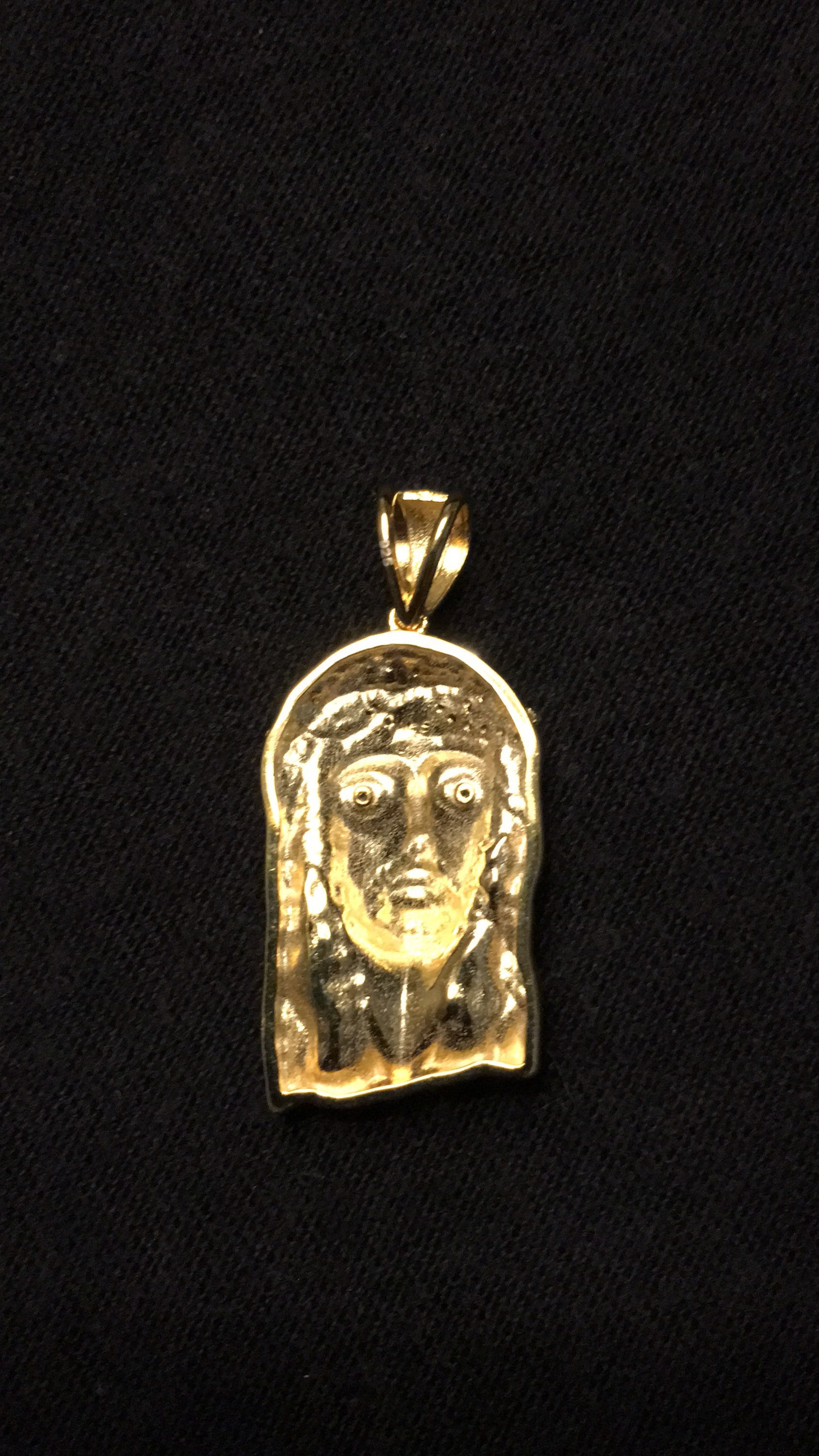 Gold Chain Rope Chain 2mm and Jesus Piece .925 Italy Stamped - Etsy