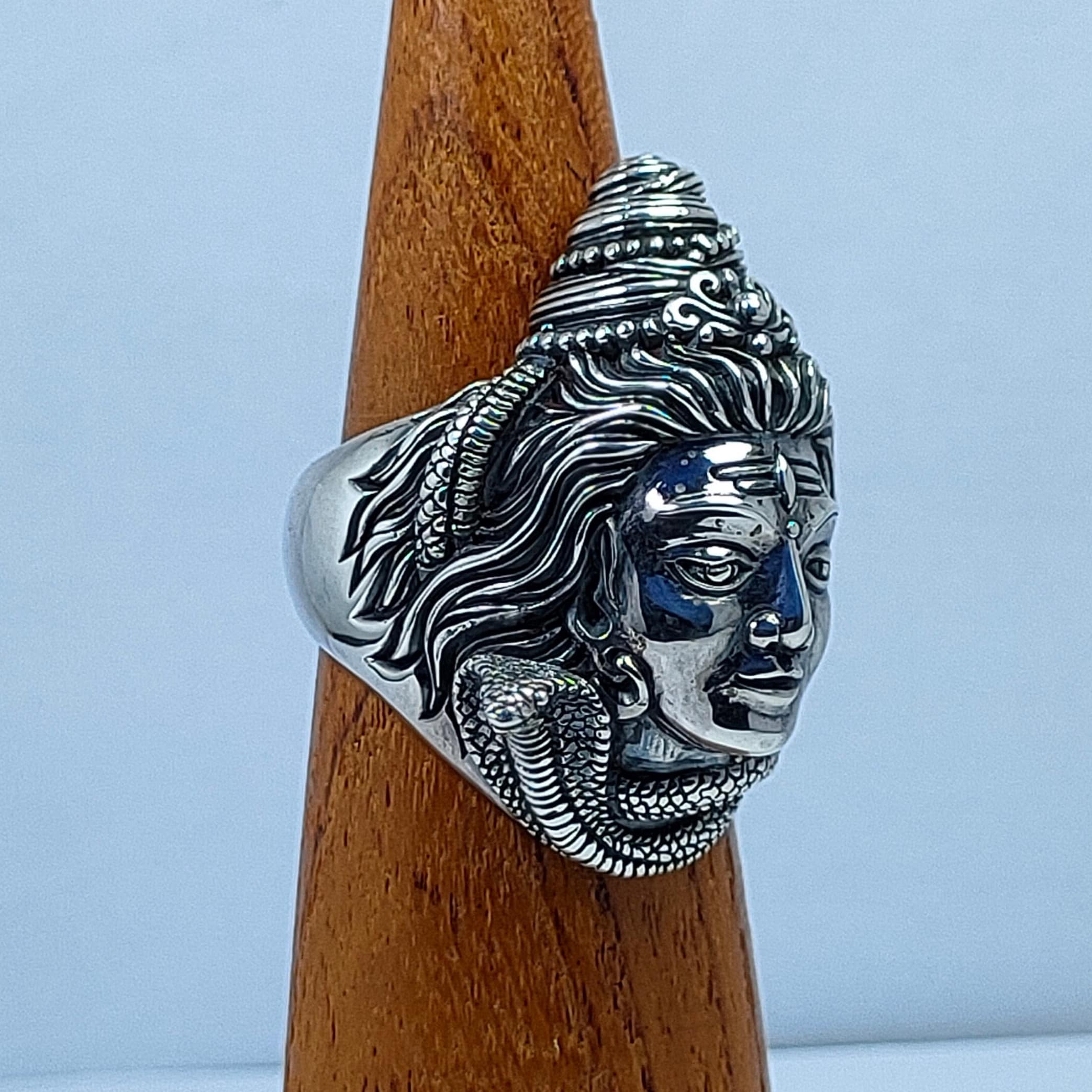 Mahadev Lord Shiva Ring Hindu Jewelry Religious Ring Hindu - Etsy Ireland
