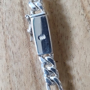 6 Mm 999 Silver Necklace, Figaro Chains Silver, Bali Handmade Silver Necklace. - Etsy