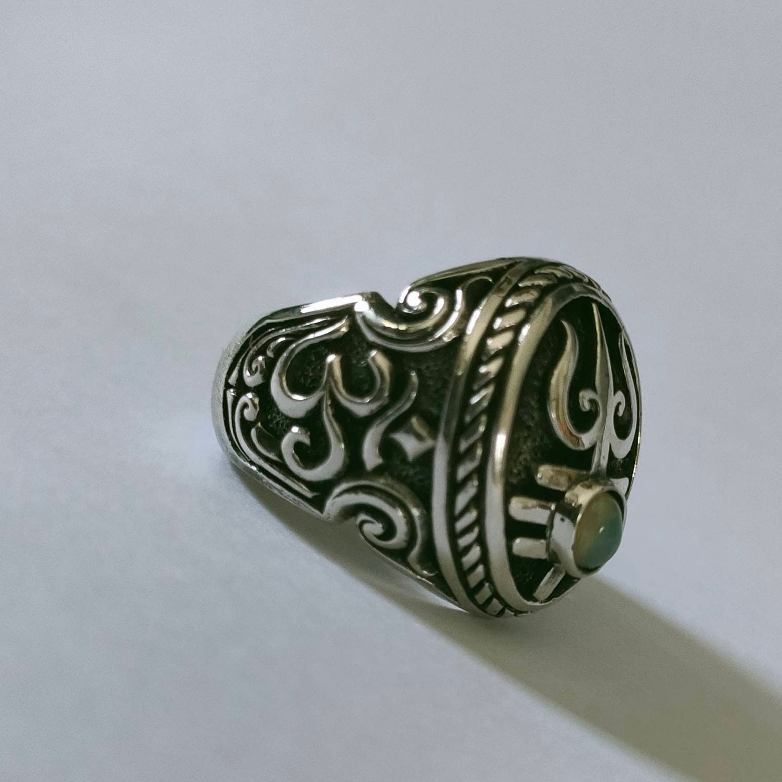 Shiva Lingam Om Shiva Ring Spiritual Ring Religious Symbol. - Etsy